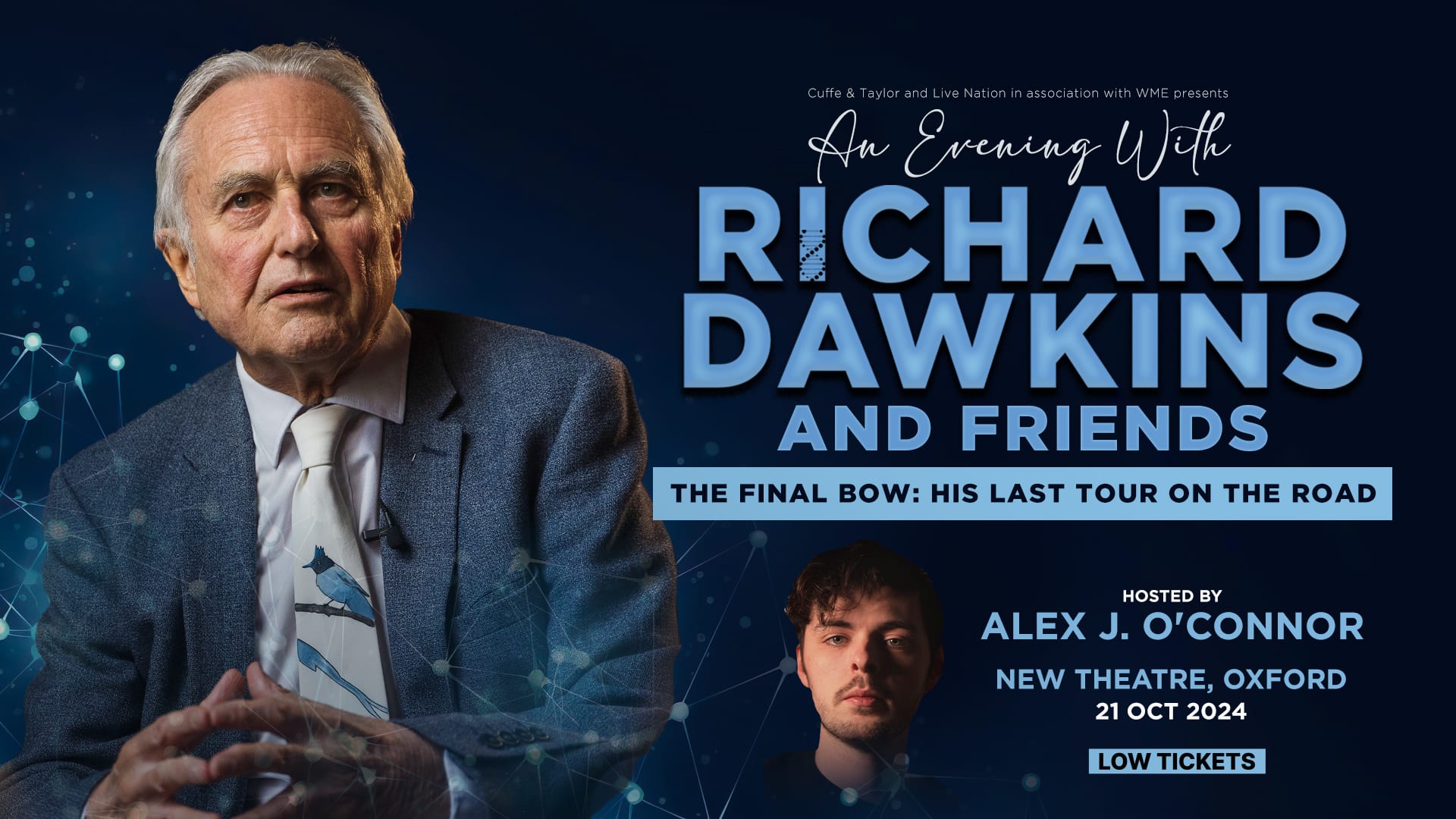 An Evening with Richard Dawkins and Friends Tickets | New Theatre Oxford in Oxford | ATG Tickets
